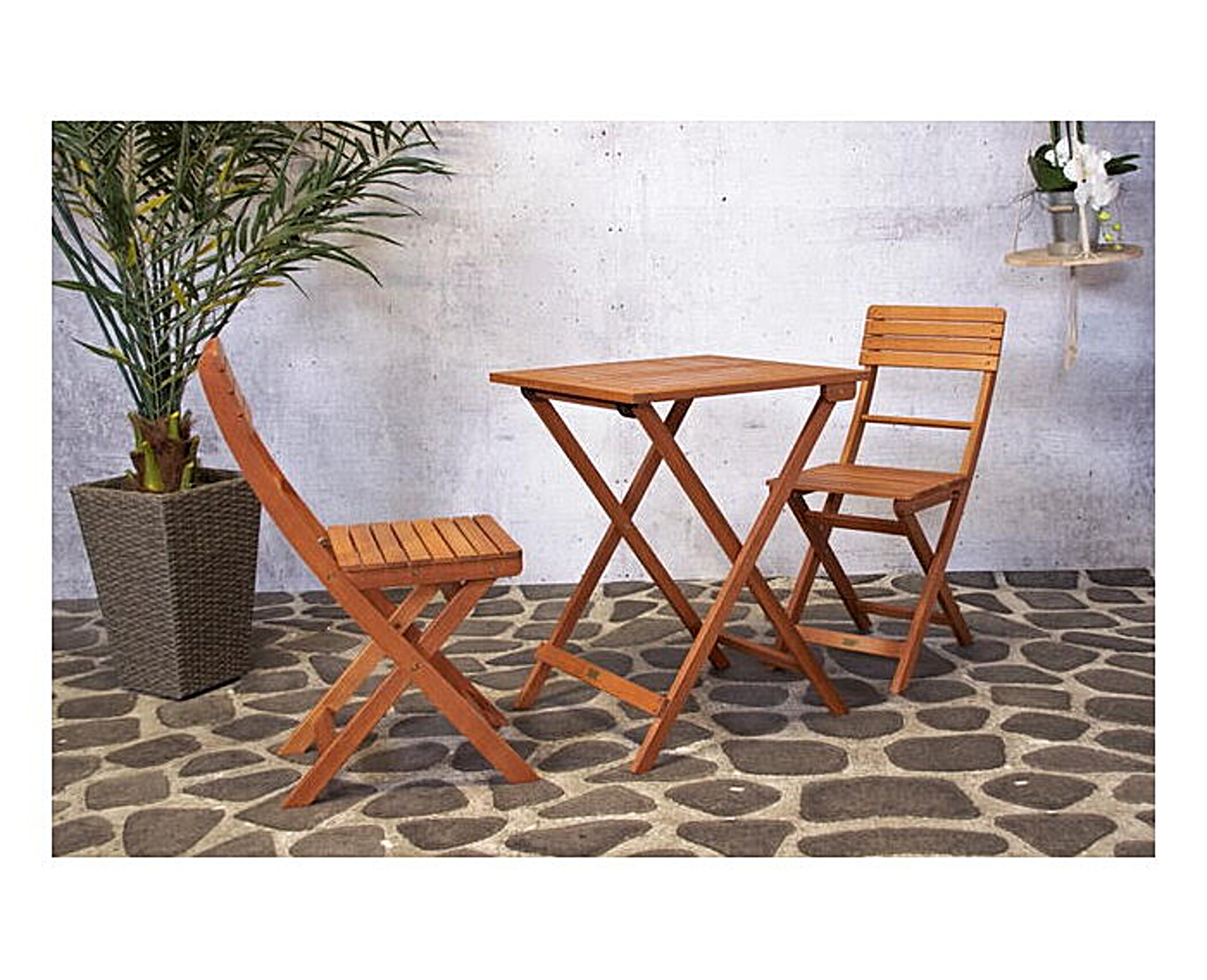 Bella Bistro Set - Eucalyptus hardhout kopen? | Meubelplaats.nl