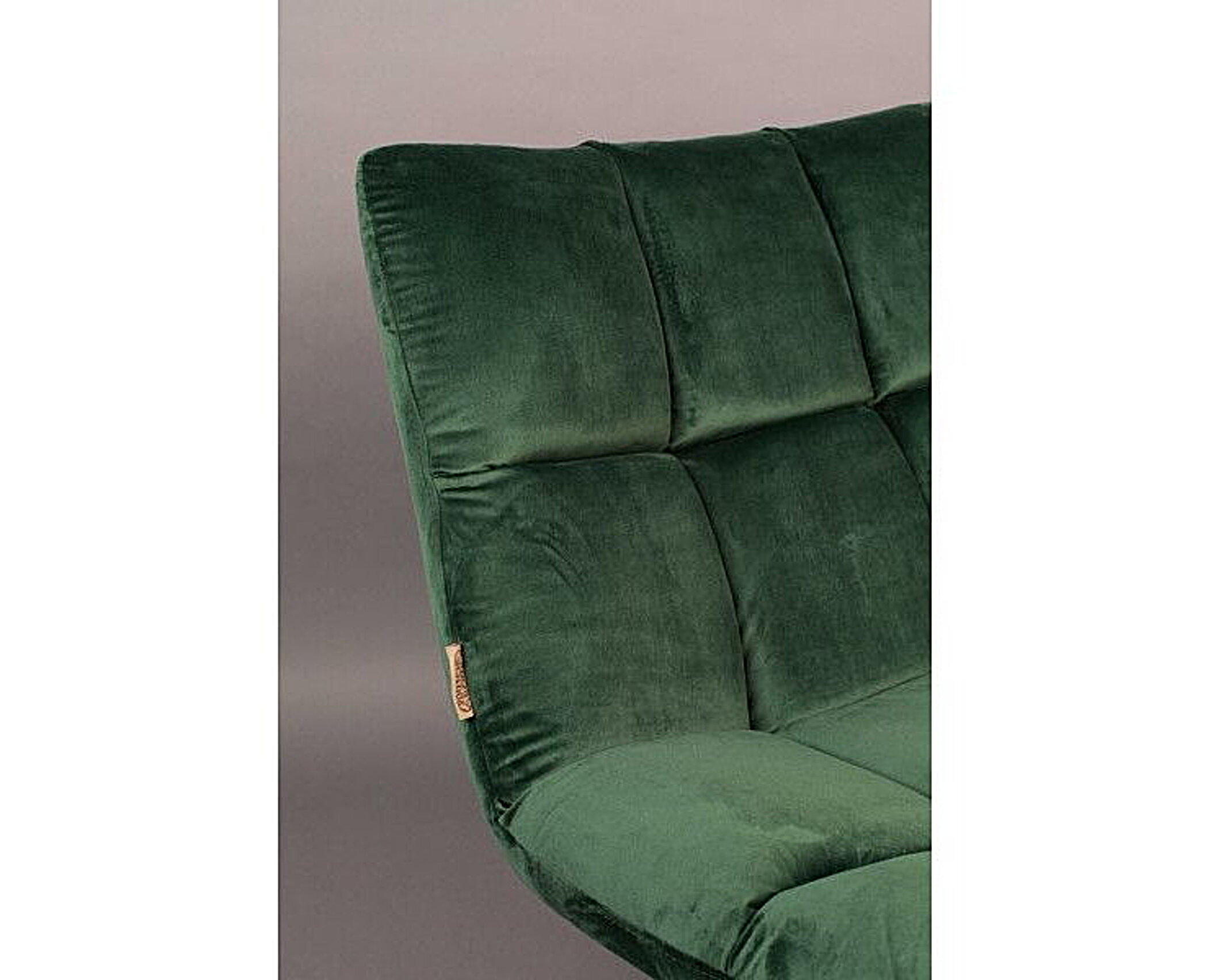Fauteuil Dutchbone Bar Velvet Groen (Fluweel) | Gratis verzending ...