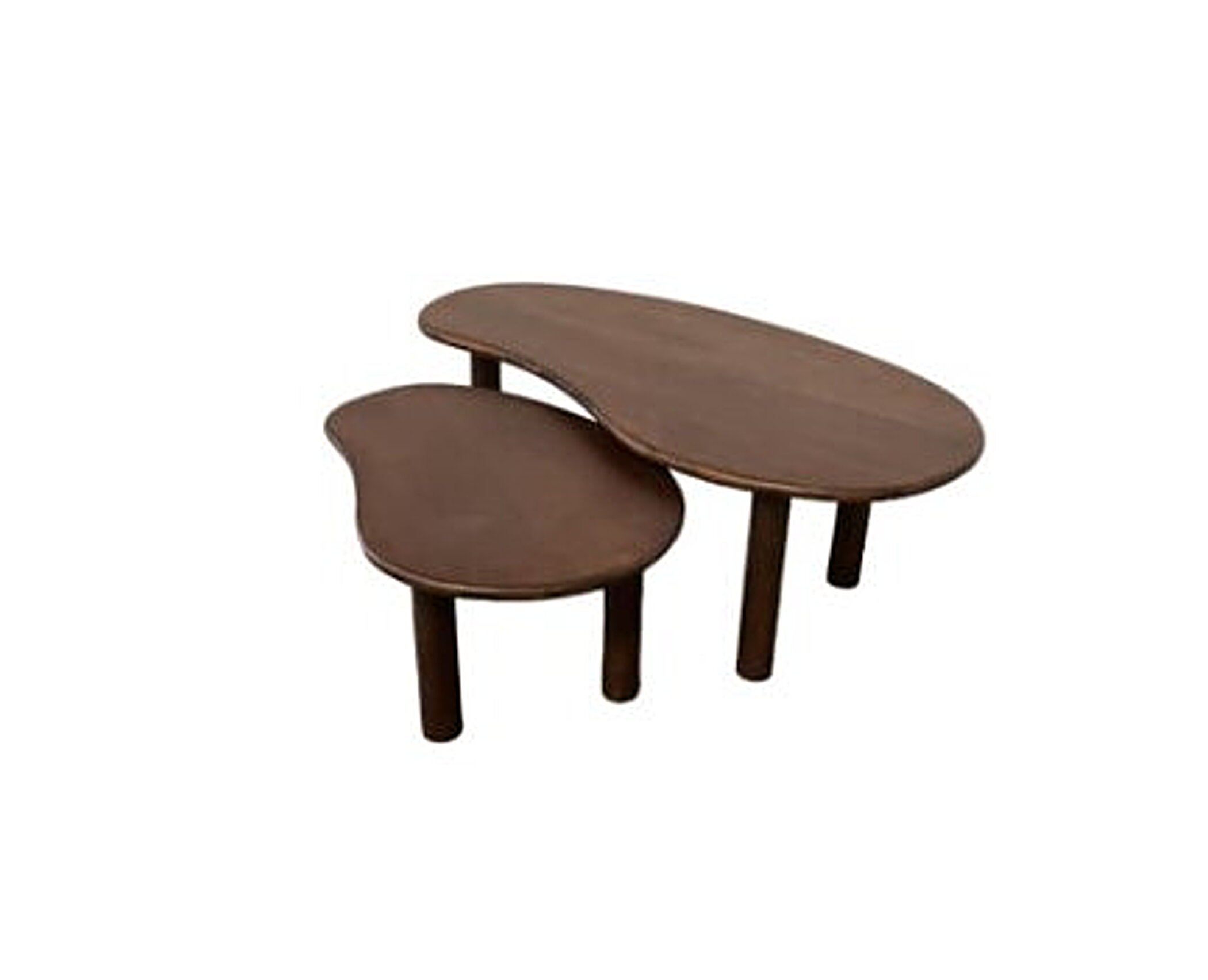 Salontafel Nubi Set van 2 - Bruin van Livingfurn kopen? | Meubelplaats.nl