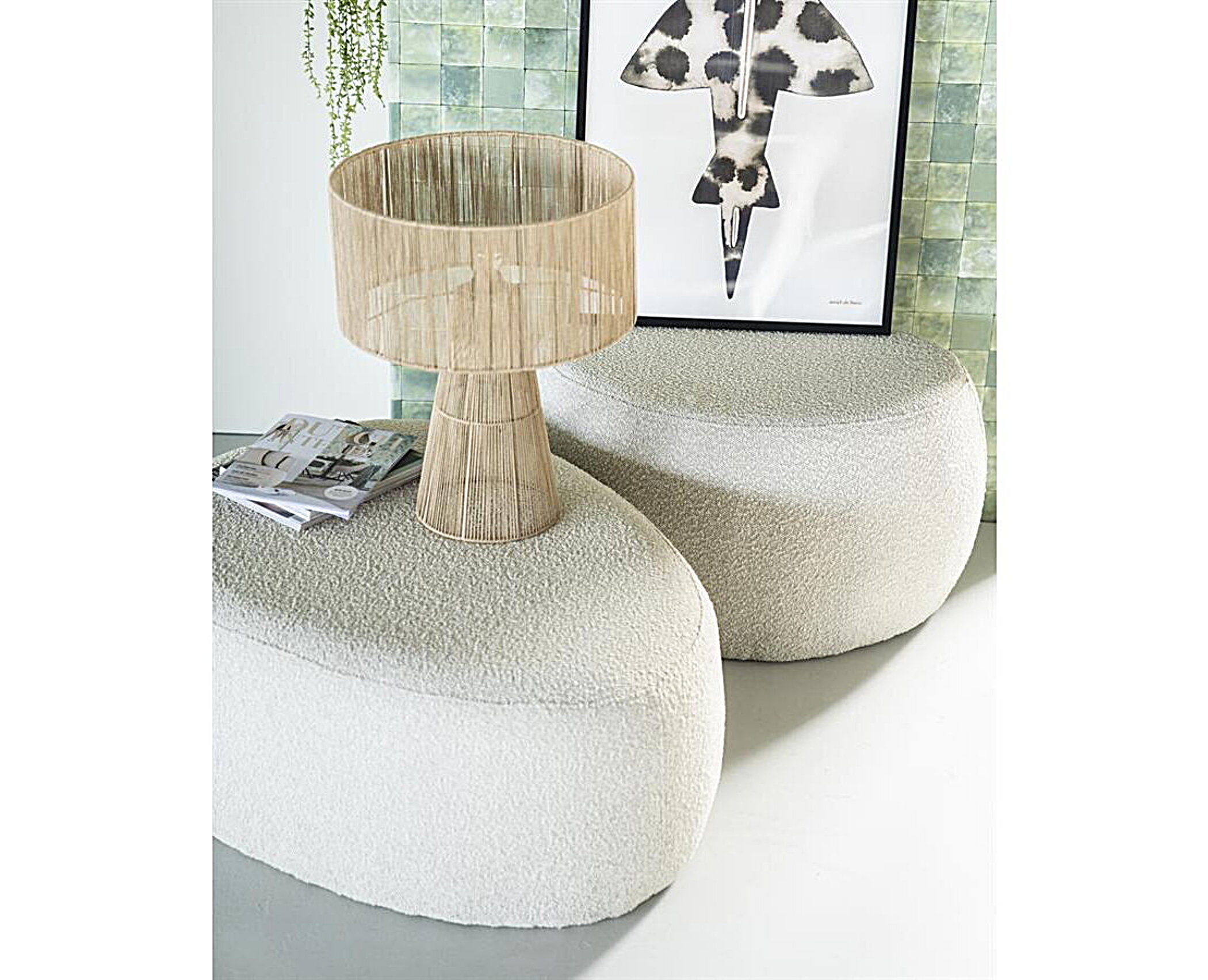 Poef Liby Klein van Eleonora kopen? In 2 kleuren! | Meubelplaats.nl