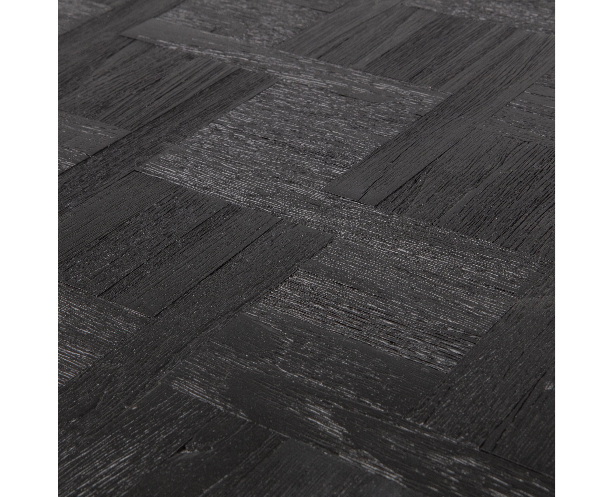 Leo Bijzettafel Rond Recycled Teak Zwart Ø58cm - WOOOD | Meubelplaats.nl