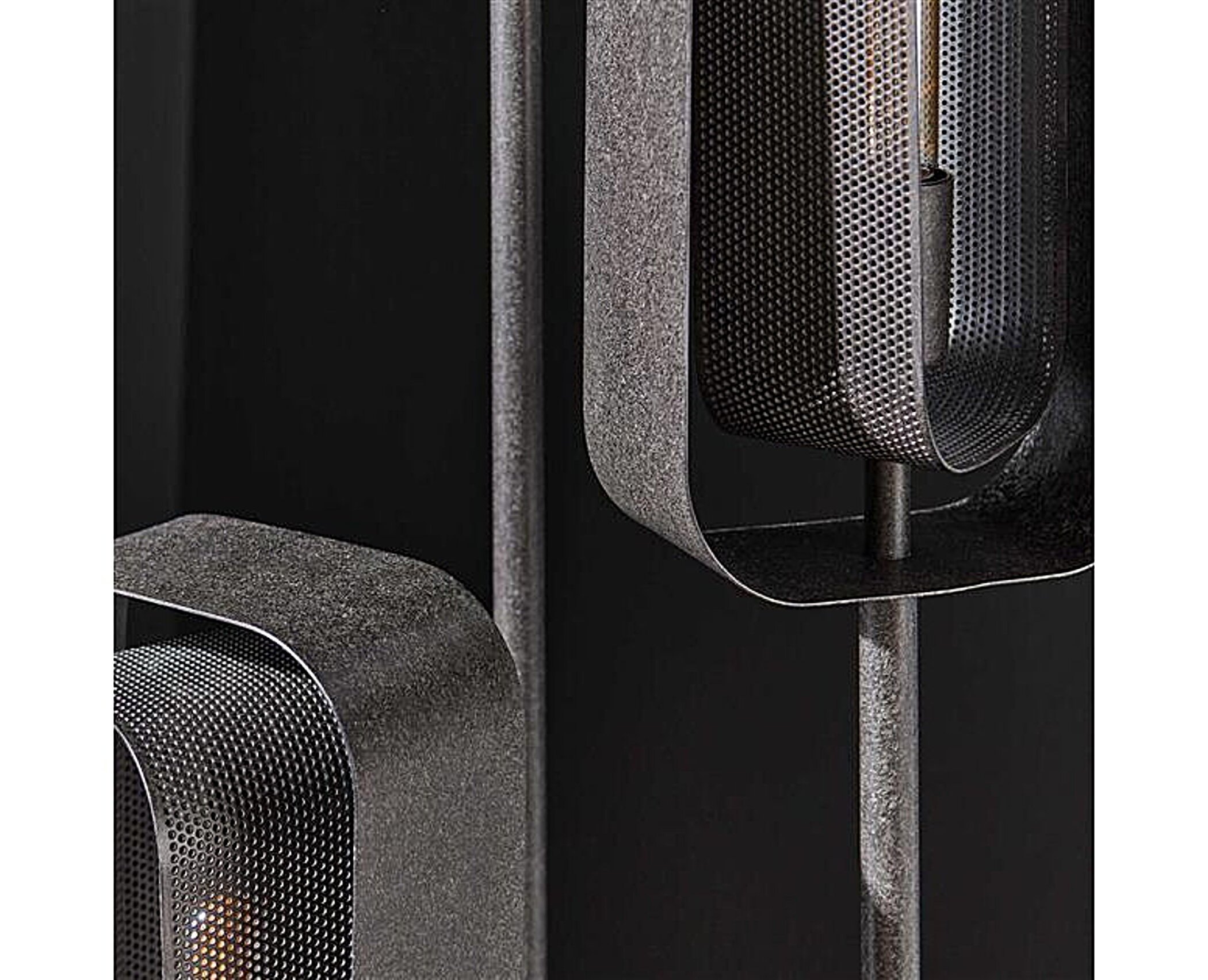 Vloerlamp Mesh rotate 3 lampen - Artic zwart kopen? | Meubelplaats.nl