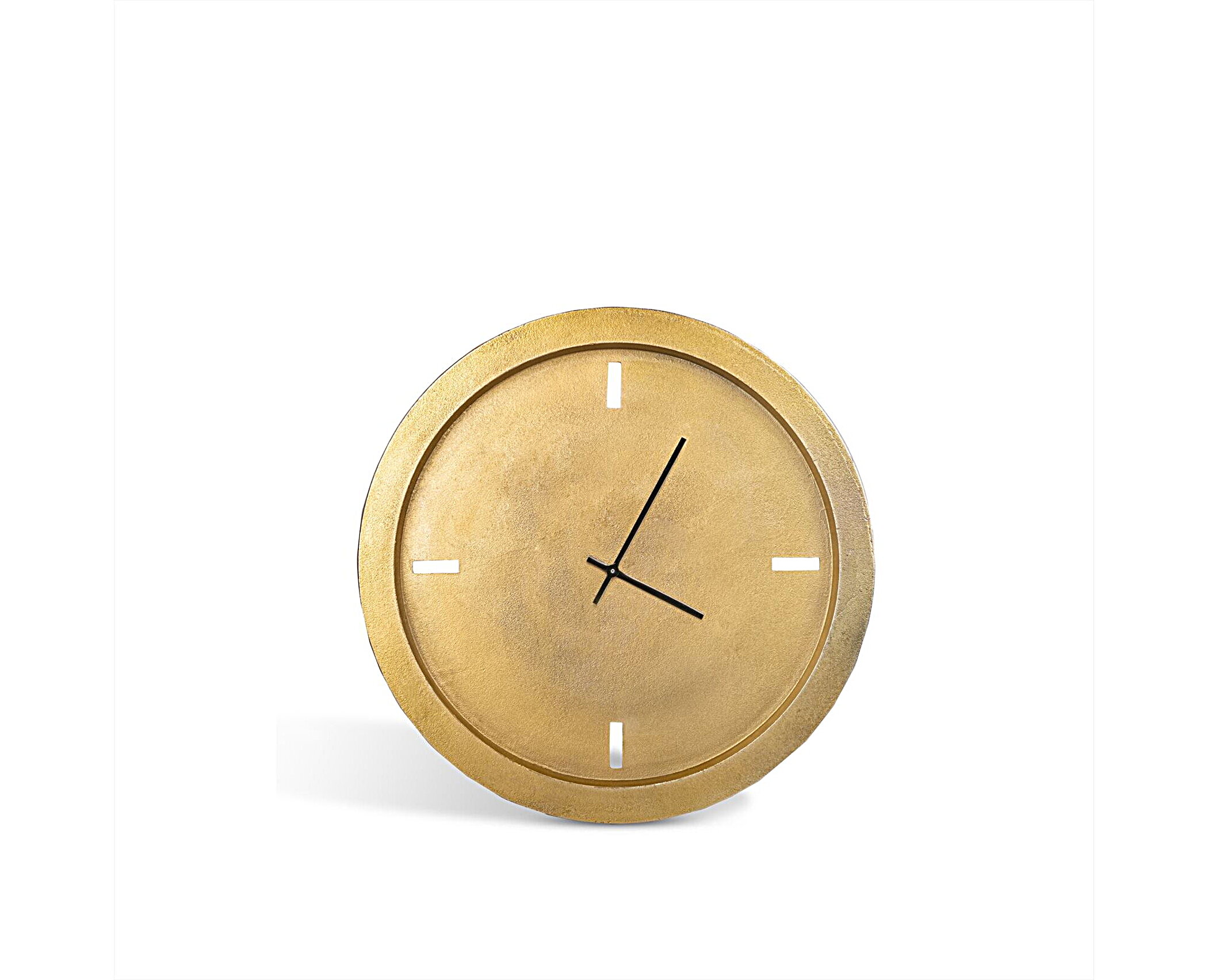 Kleine Gouden Wandklok | Meubelplaats.nl