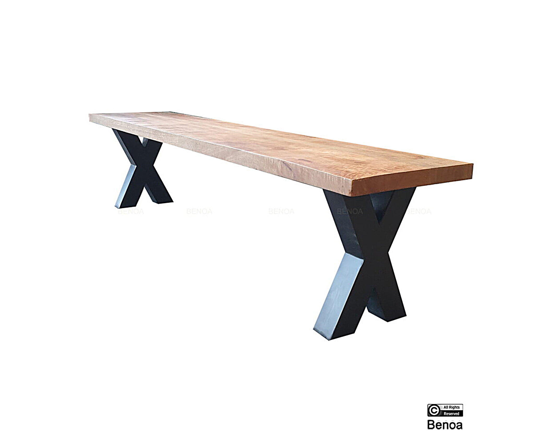 Mango Bench X Leg 100 | Meubelplaats.nl