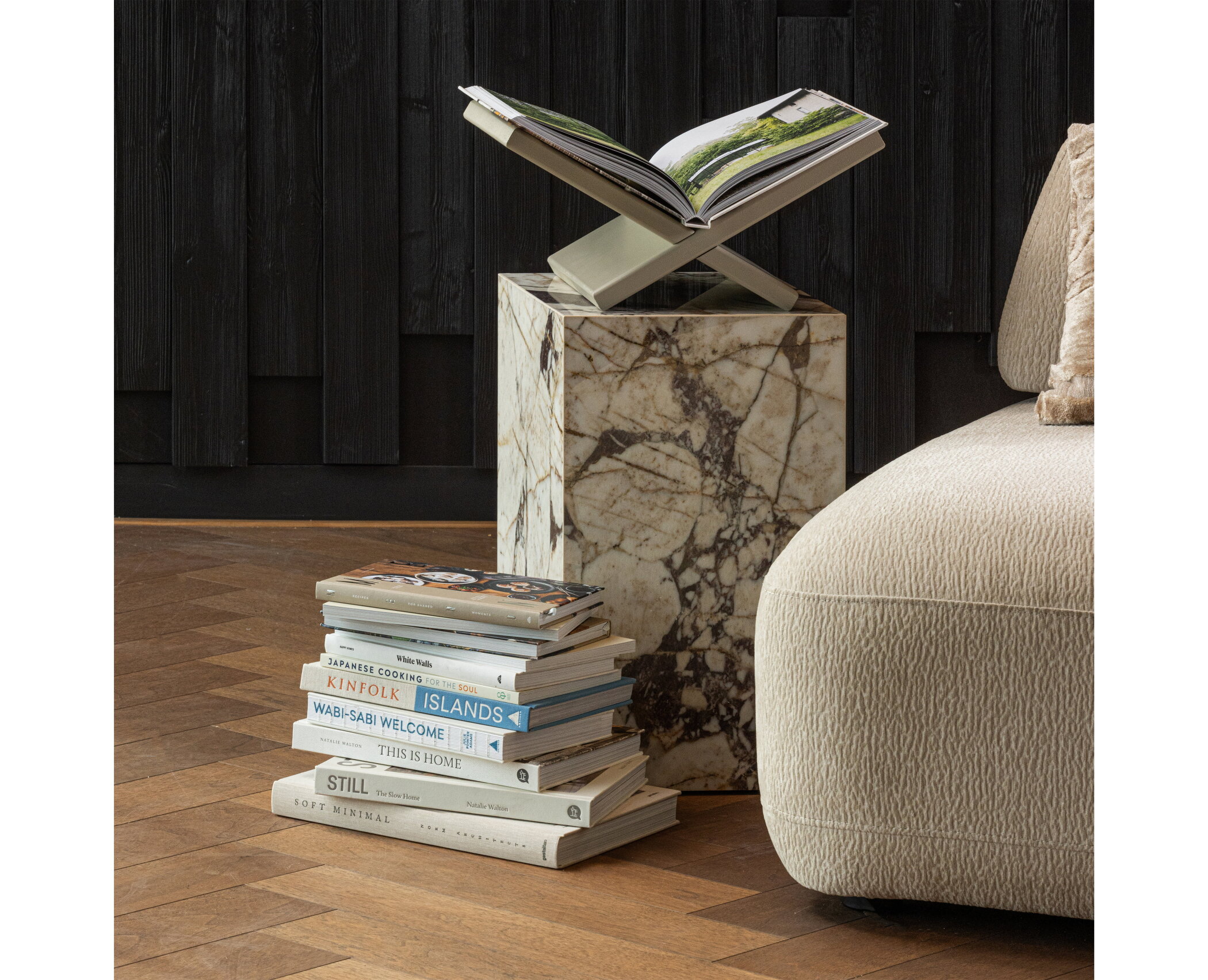 JET BOEKENSTANDAARD EIKEN NATUREL [fsc] - WOOOD | Meubelplaats.nl