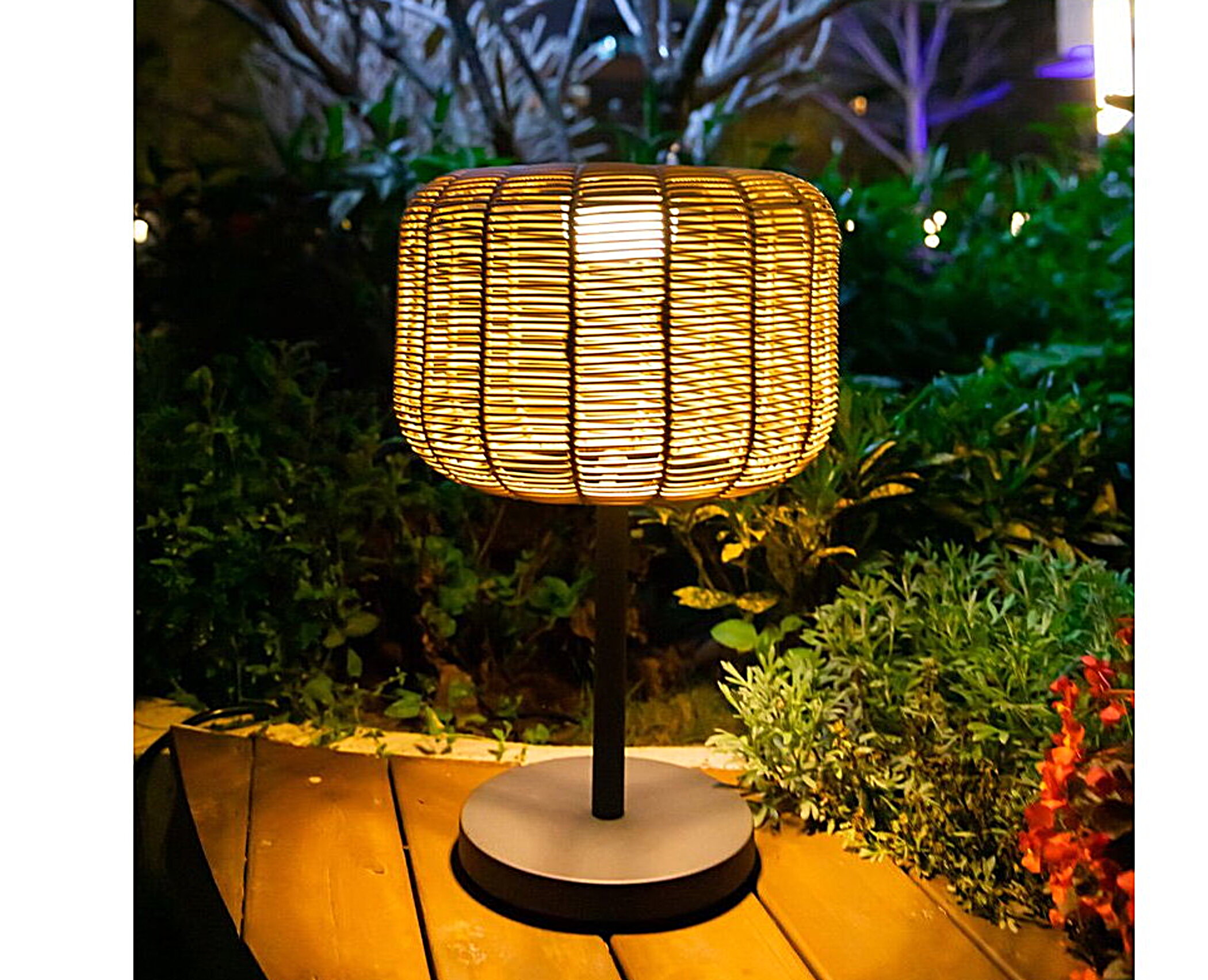 Buitenlamp Nina Garden Solar Rotan kopen? | Meubelplaats.nl