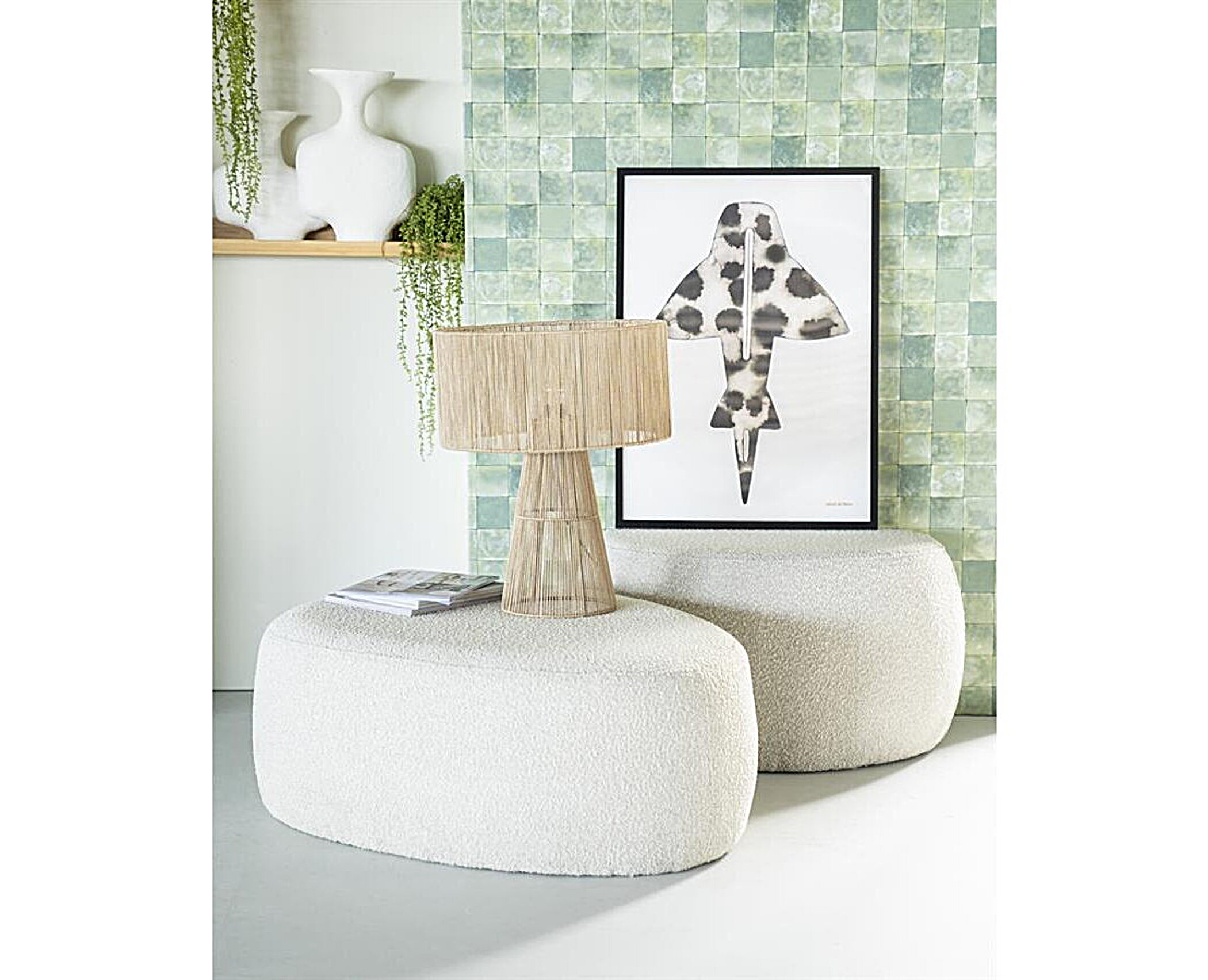 Poef Liby Klein van Eleonora kopen? In 2 kleuren! | Meubelplaats.nl