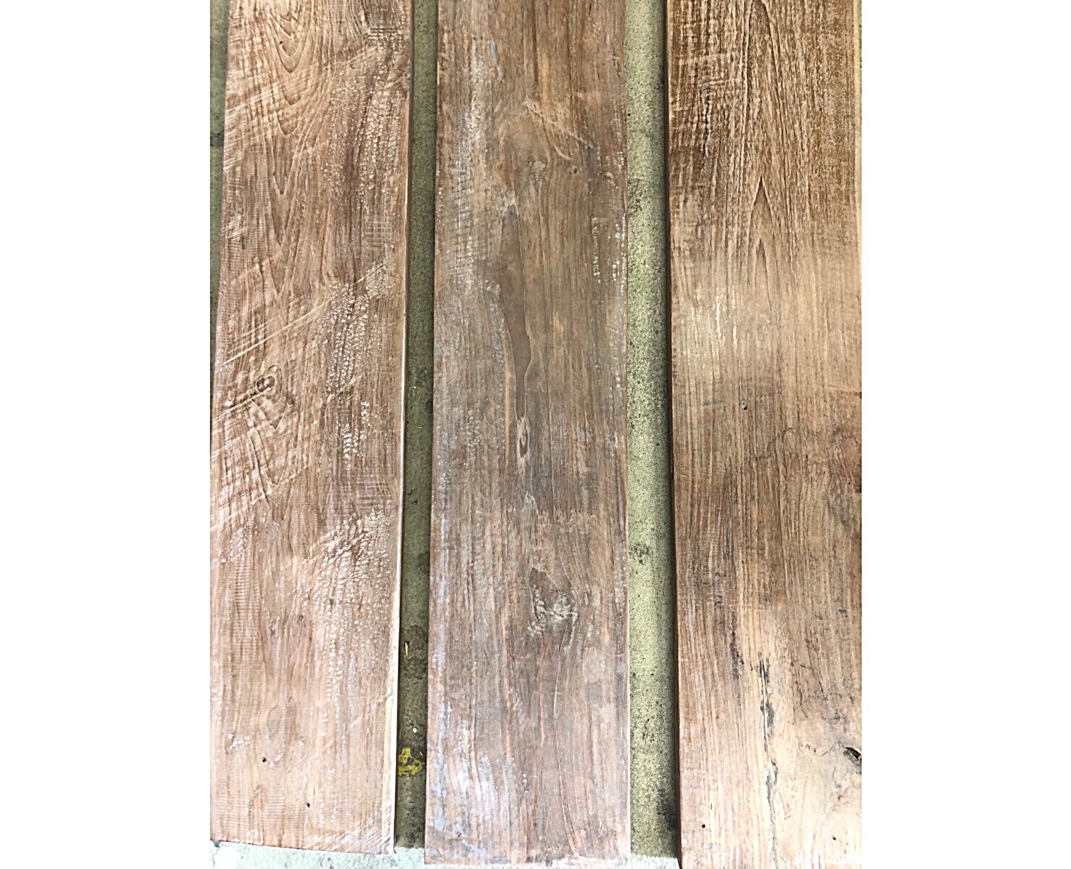 Een losse teak plank kopen? 200 cm unieke oud teakhout planken € 129 ...