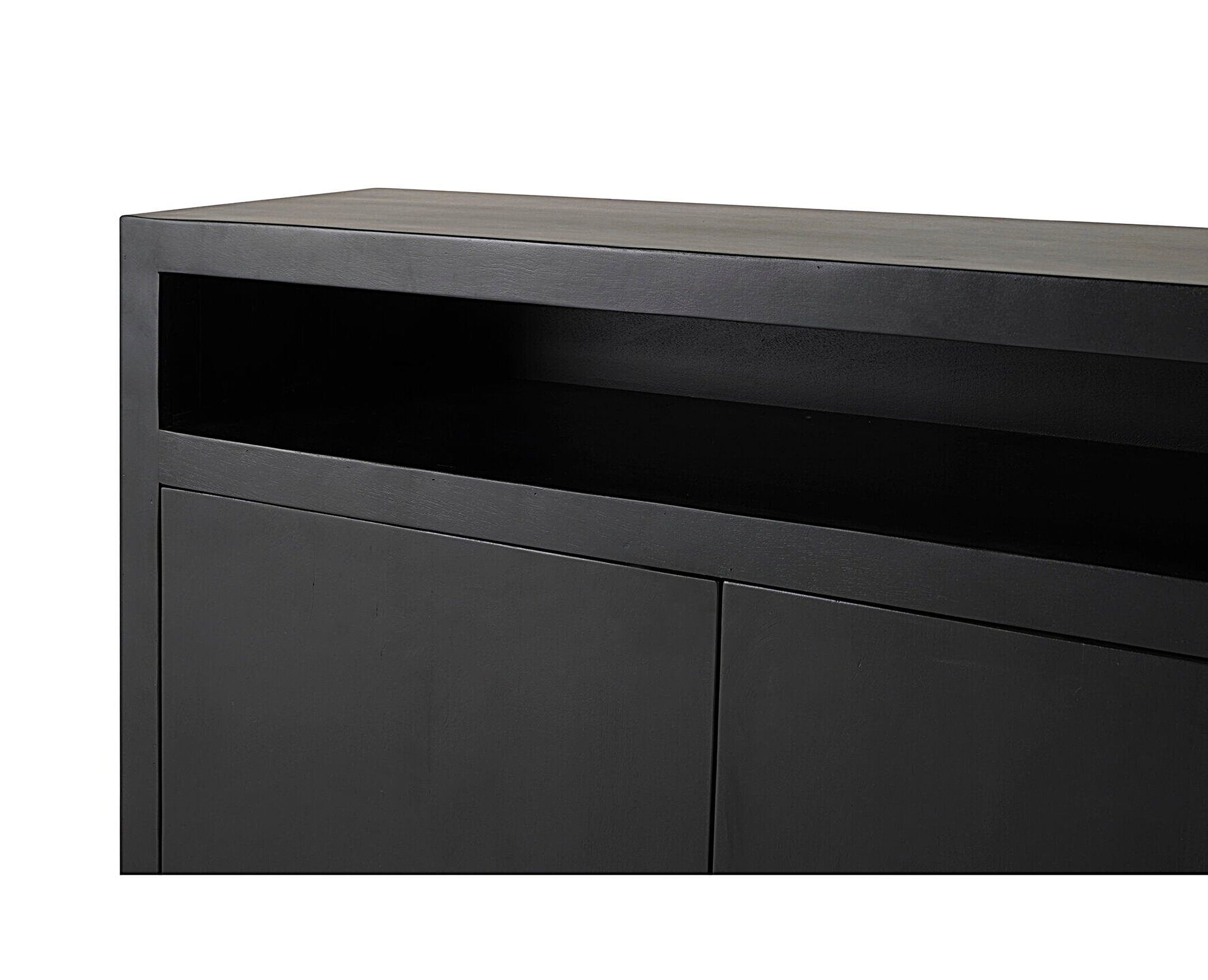 Dressoir Piero 180 cm - zwart van Meubelplaats kopen? | Meubelplaats.nl